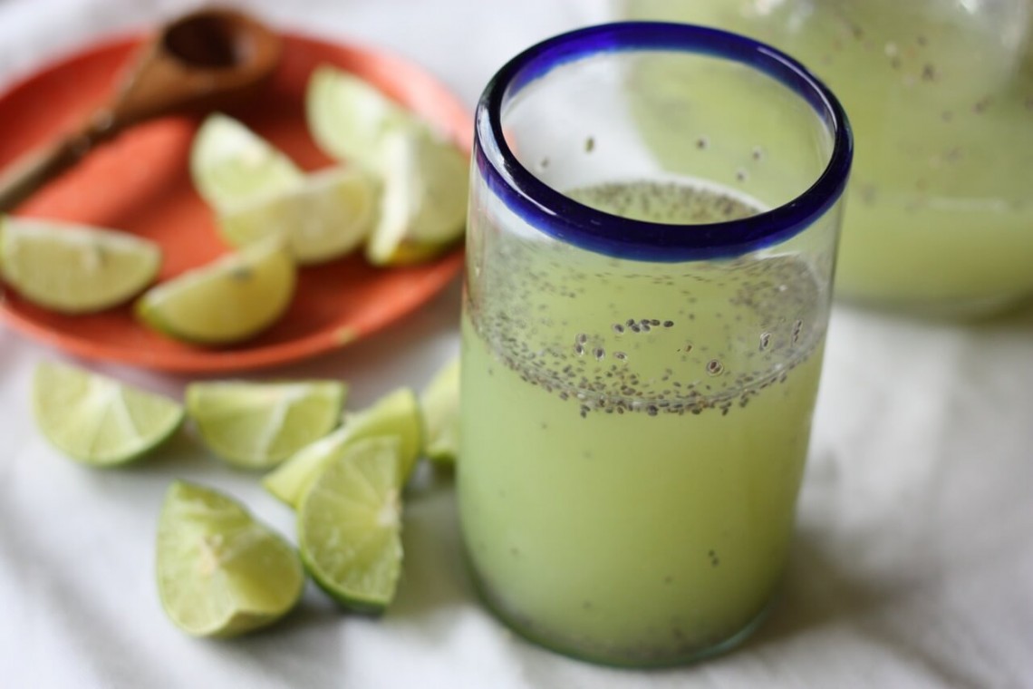 El agua de chía con limón te ayudará a adelgazar